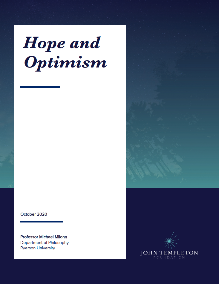 Hope & Optimism - John Templeton Foundation